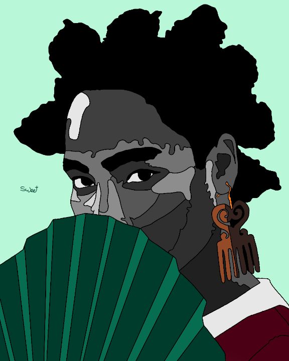 Black our way of life - Sweet art - Drawings & Illustration, Ethnic ...