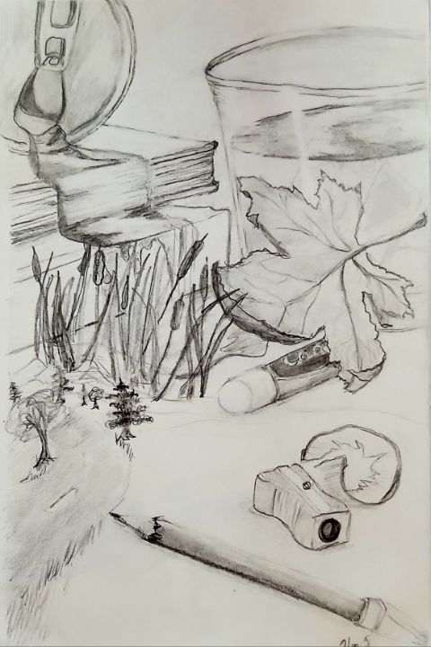 Pencil shavings - JS Genett - Drawings & Illustration, Fantasy ...