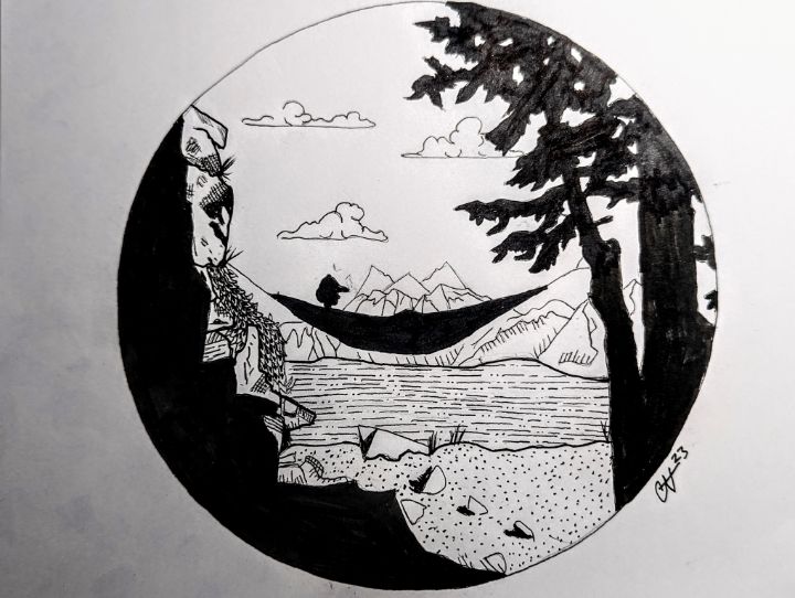 Traverse city - Tree Trunk Trash - Drawings & Illustration, Flowers ...