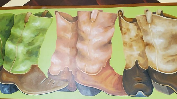 Boots - Decorative Painting by Marsha - Crafts & Other Art, Other ...