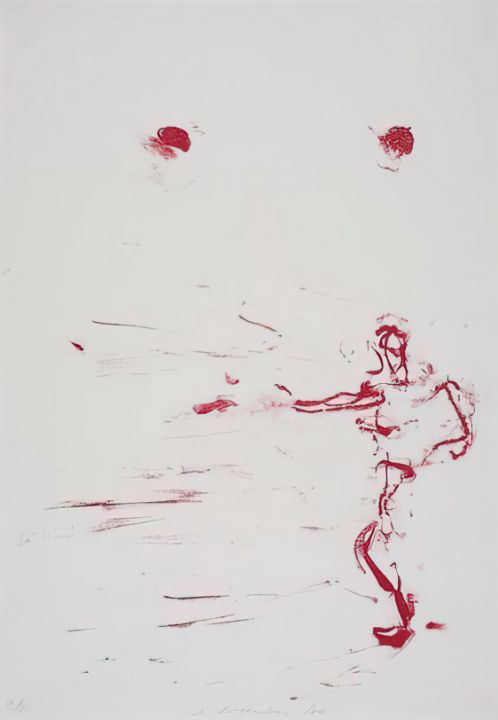 RED DANCE 1986 - Susan Rothenberg - Paintings & Prints, Abstract ...
