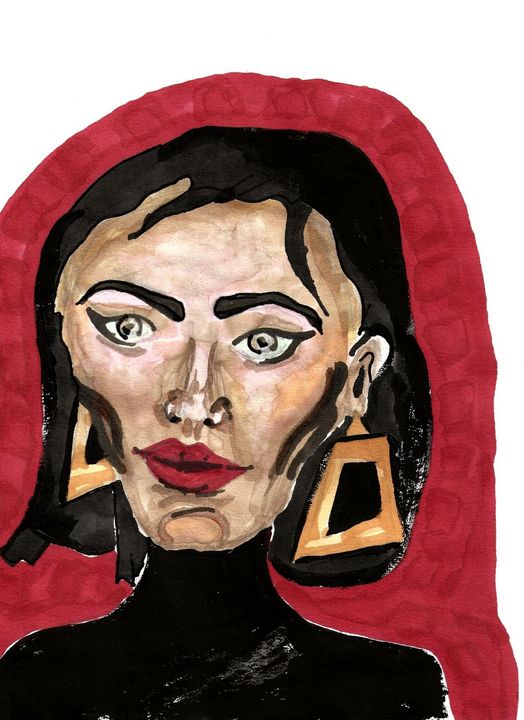 Face001 - Hannah Furnival - Paintings & Prints, People & Figures ...