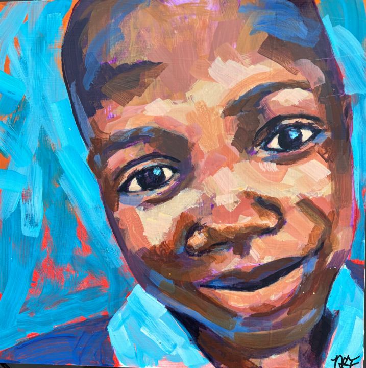 All Smiles - Natalie Kay Art - Paintings & Prints, People & Figures ...