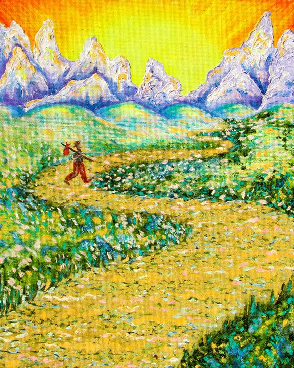 Travel Light - Calliope Braintree's Tarot Series - Paintings & Prints ...