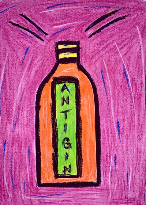 Antigen #3 - S T I C K Y A R T - Drawings & Illustration, Abstract ...