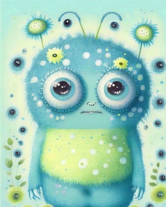 NO NAME MONSTER - Nosy Bunny - Digital Art & AI, Childrens Art, Comics ...