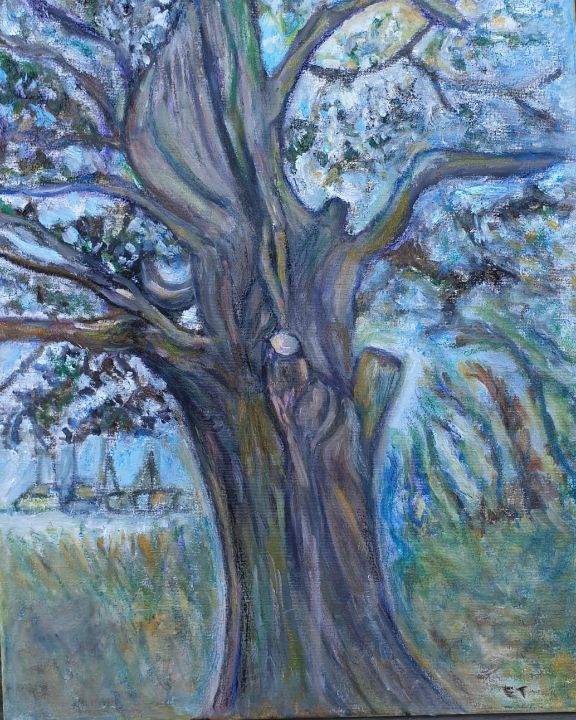 Penzance Tree - Elana Tree - Paintings & Prints, Flowers, Plants ...