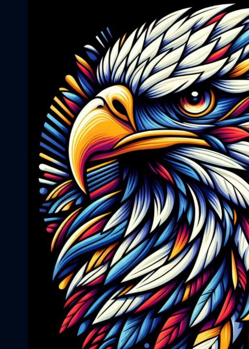 Eagle Head Poster Illustration - Creativedia Studio - Drawings ...
