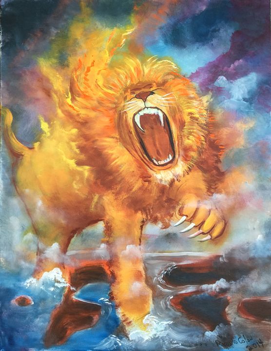 ROAR - Prophetic art/SilentPreacher - Paintings & Prints, Religion ...