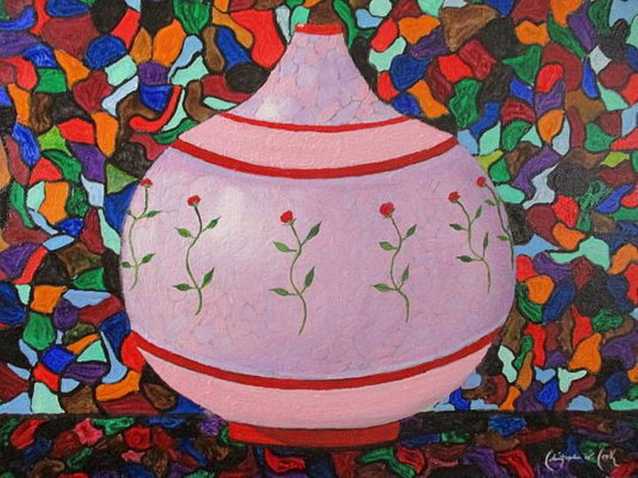 Akrotiri - Christopher Cook Art - Paintings & Prints, Still Life, Vases ...