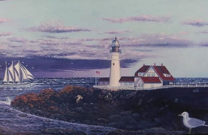 The Race Is On - Christopher Cook Art - Paintings & Prints, Landscapes ...