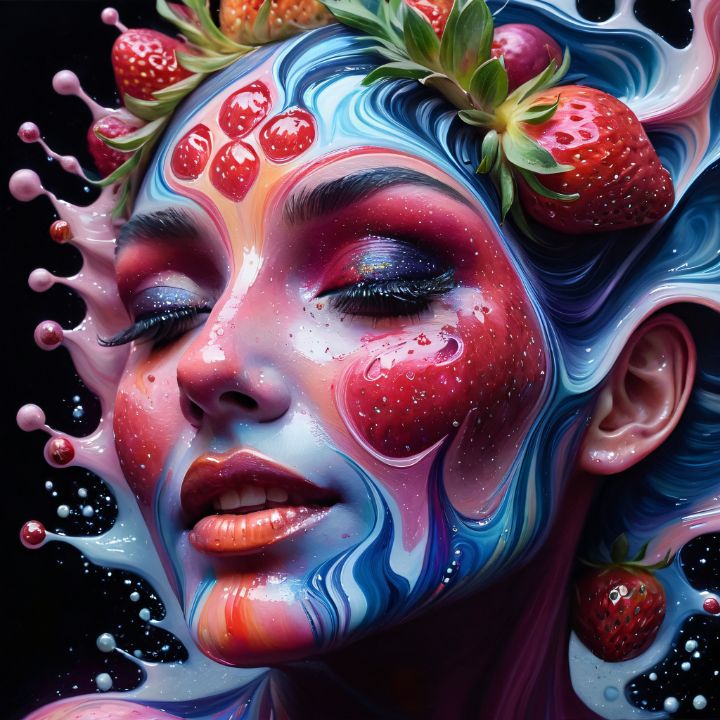My name Strawberry - My Dream Creativity - Digital Art, Food & Beverage ...