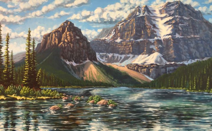 Shadow Lake - Studio Mikhail - Paintings & Prints, Landscapes & Nature ...