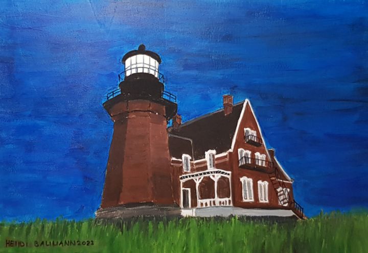 Block Island Southeast Light - Heijdi's fantastic painted World ...