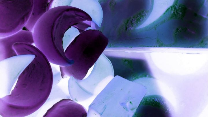 purple shapes - Bradipo - Photography, Abstract, Color - ArtPal
