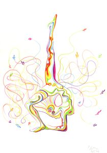 Yoga 1 - Patrick MacPherson - Drawings & Illustration, Abstract ...