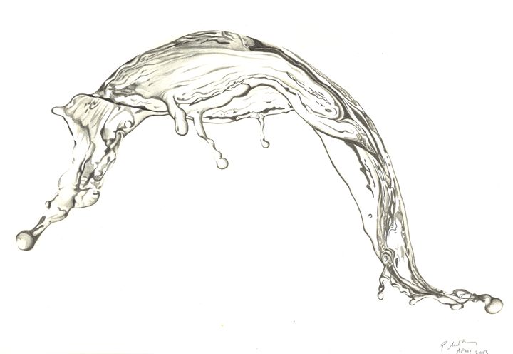 Water 1 - Patrick MacPherson - Drawings & Illustration, Abstract ...