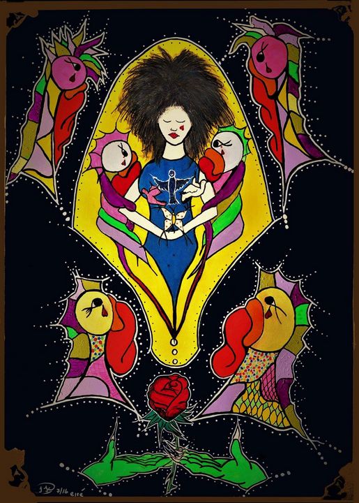 Danu Weeps - Celtic i - Paintings & Prints, Fantasy & Mythology ...