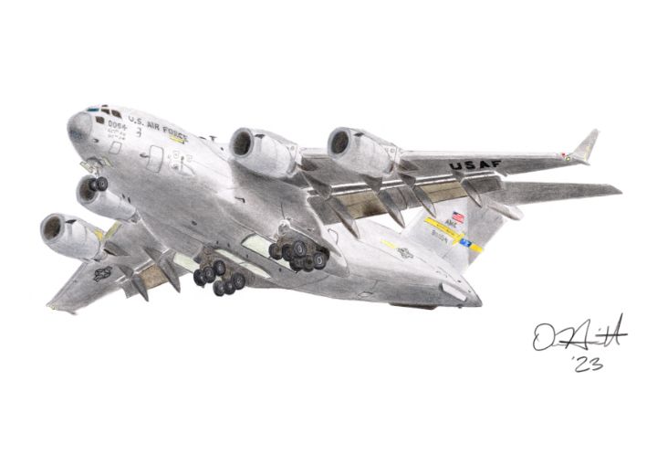 C-17 Globemaster III - Owenaviation - Drawings & Illustration, Science & Technology, Aeronautics ...