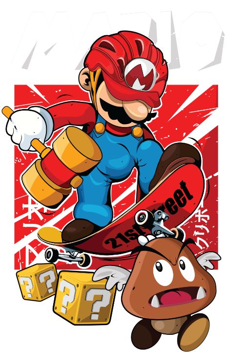 Super Mario - coco designs - Digital Art & AI, Abstract, Figurative ...