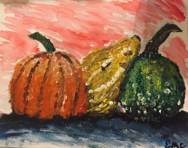 Fall Veggies - emmymaepaints - Paintings & Prints, Food & Beverage ...