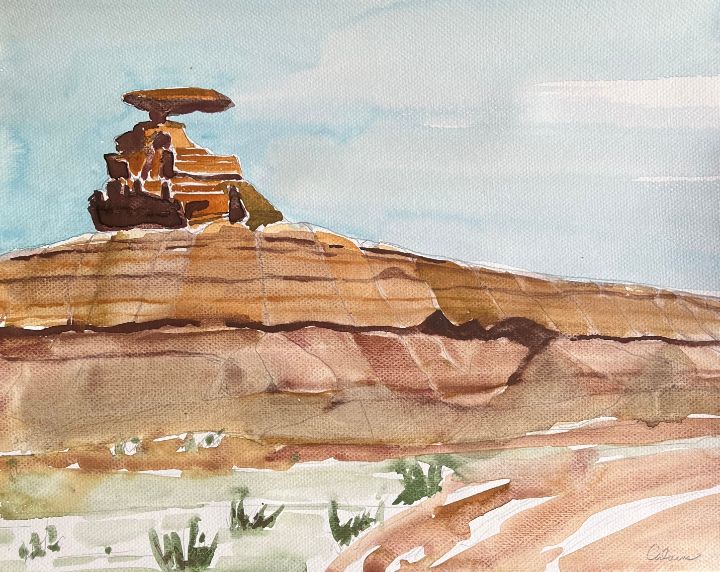 Mexican Hat - Tim Adams Fine Art - Paintings & Prints, Landscapes ...