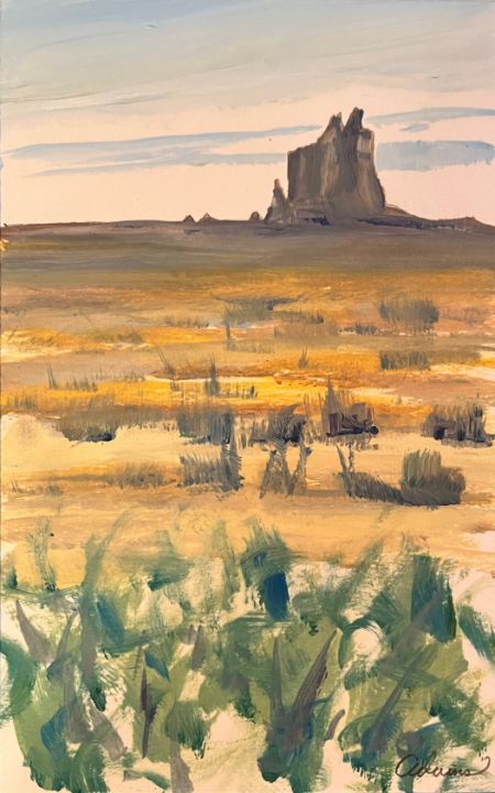 The Shiprock - Tim Adams Fine Art - Paintings & Prints, Landscapes ...