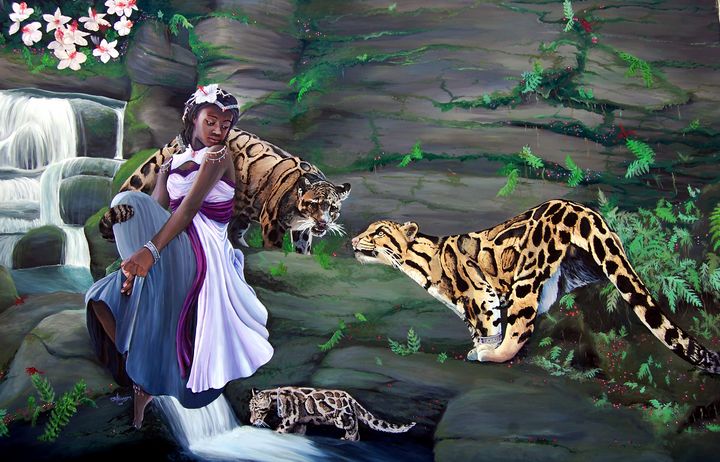 Leopard Princess - Knyghtshade - Paintings & Prints, Fantasy ...