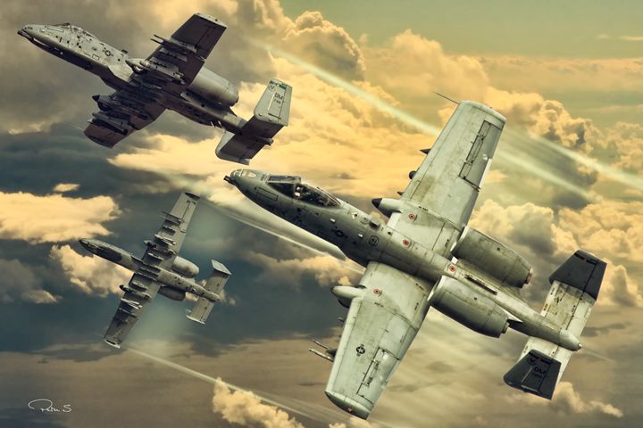 DM A10's over Belgium - psdigital art - Digital Art & AI, Vehicles ...