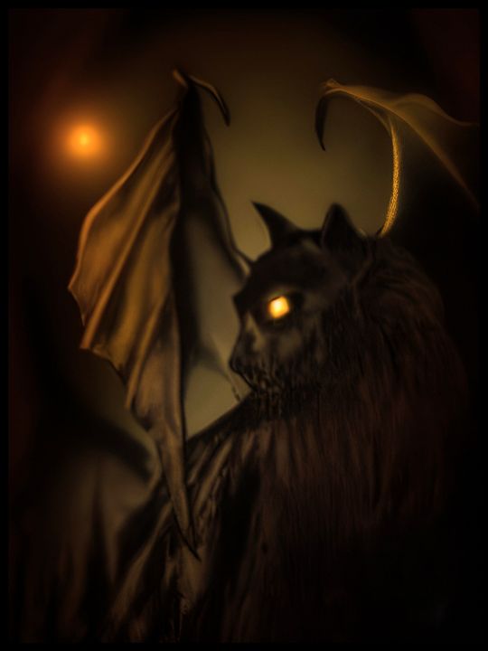 The batcat - Crypt show studio - Drawings & Illustration, Fantasy ...