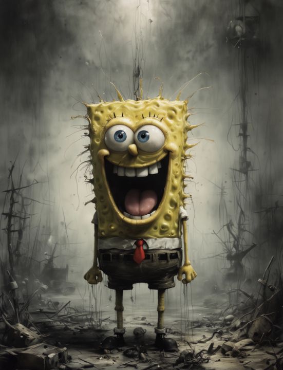 SpongeBob SquarePants in the Fog - Veronica Vegetable Vampire - Digital ...