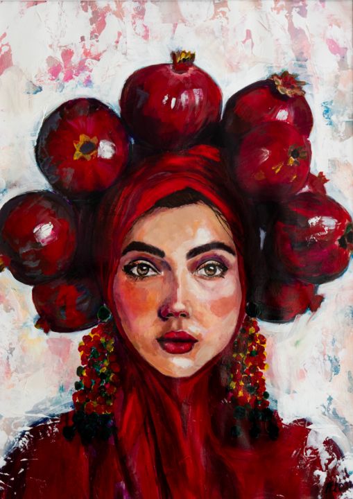 Carla - Aranka Fazekas - Paintings & Prints, People & Figures, Female ...