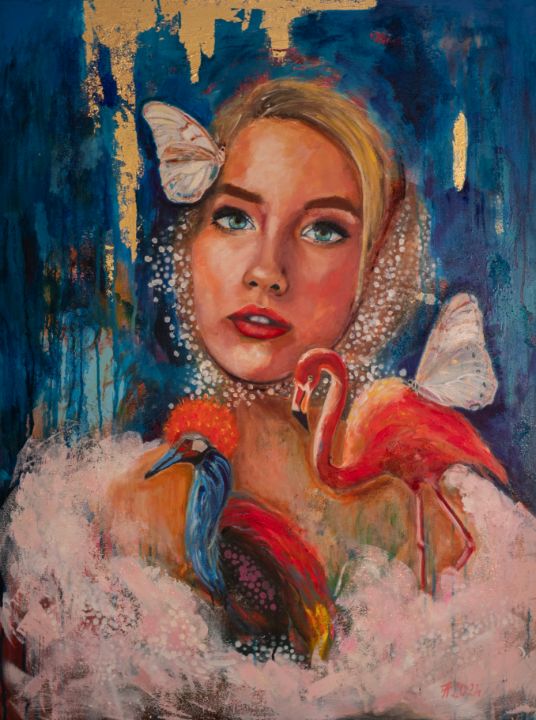 In Fairyland - Aranka Fazekas - Paintings & Prints, Abstract ...