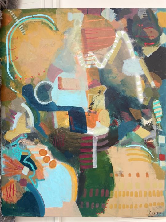 My land, my tribe - Arte Pollick - Paintings & Prints, Abstract ...