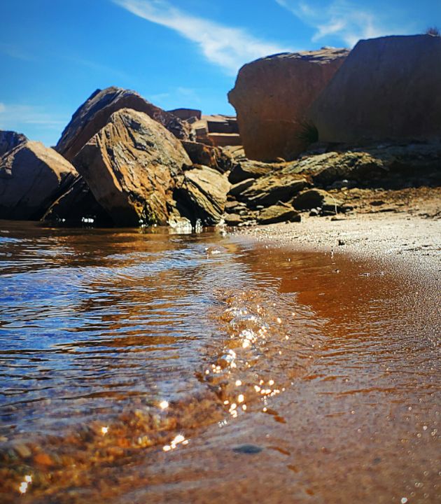 Lakeside Rocks - Myrrhanda - Photography, Landscapes & Nature, Lakes ...
