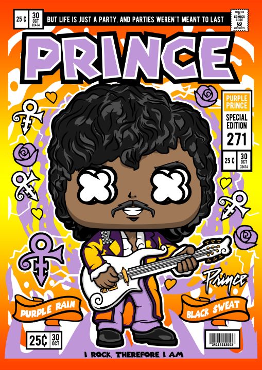 Prince - Digital Print - Digital Art & AI, Entertainment, Music, R&B ...
