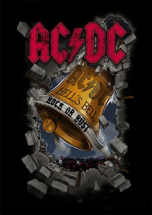 AC DC hells bell - Digital Print - Digital Art & AI, Entertainment ...