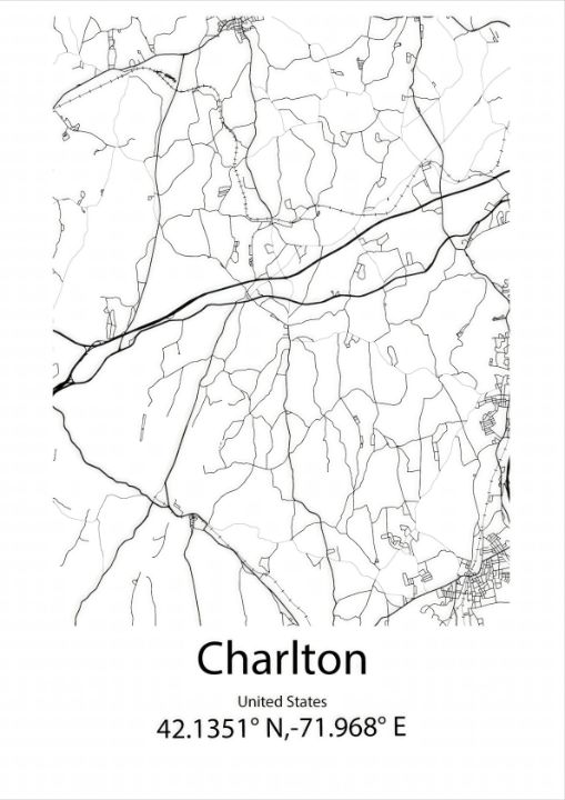 Charlton Kings, United Kingdom Map - Kaigozen - Drawings & Illustration ...