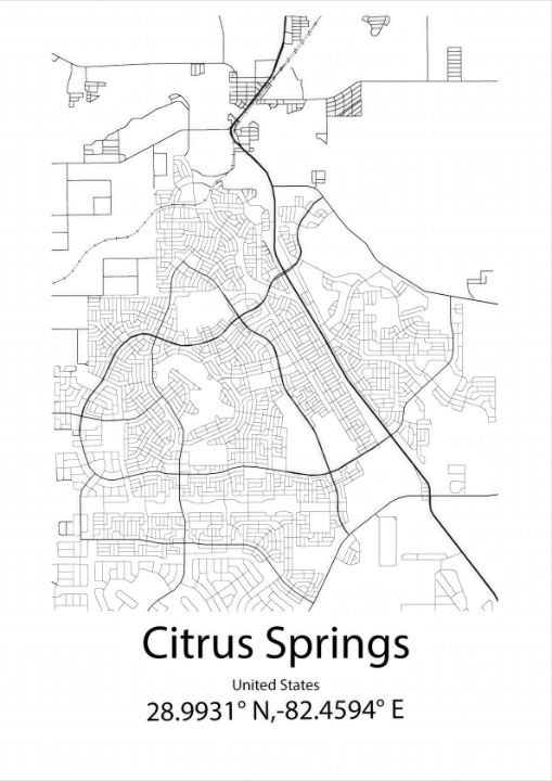 Citrus Park, United States Map - Kaigozen - Drawings & Illustration ...