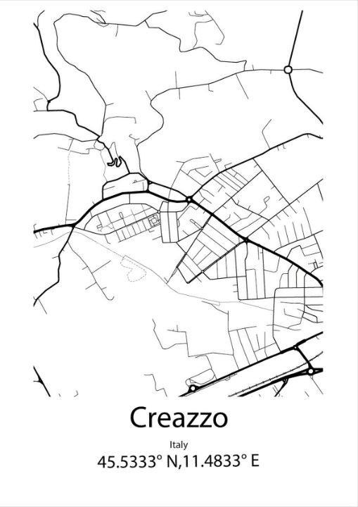 Creazzo, Italy Map - Kaigozen - Drawings & Illustration, Places ...