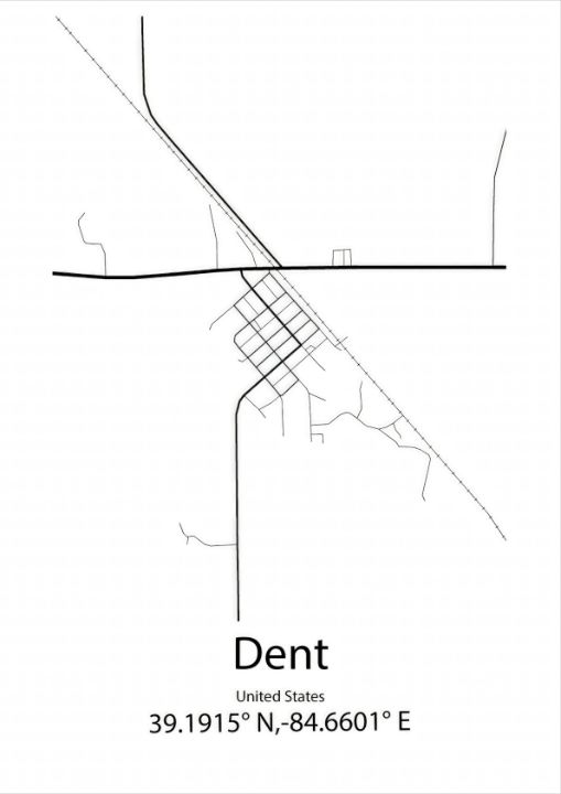 Dent, United States Map - Kaigozen - Drawings & Illustration, Places ...