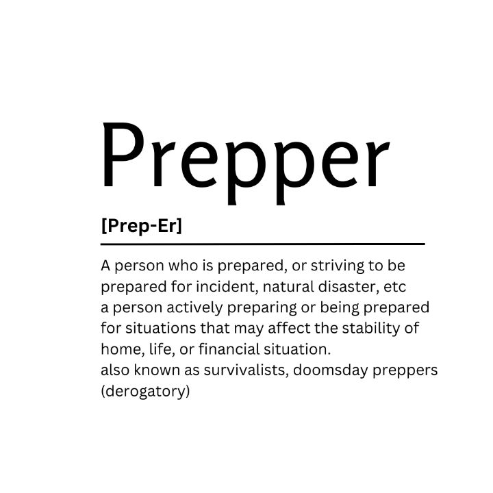 Prepper Dictionary Definition - Kaigozen - Digital Art & AI, Humor ...