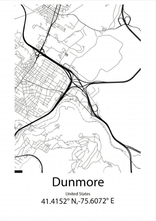 Dunmore, United States Map - Kaigozen - Drawings & Illustration, Places ...