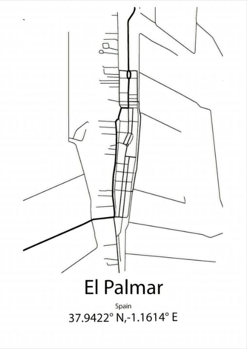 El Palmar, Spain Map - Kaigozen - Drawings & Illustration, Places ...