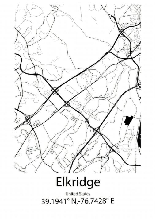 Elkridge, United States Map - Kaigozen - Drawings & Illustration ...