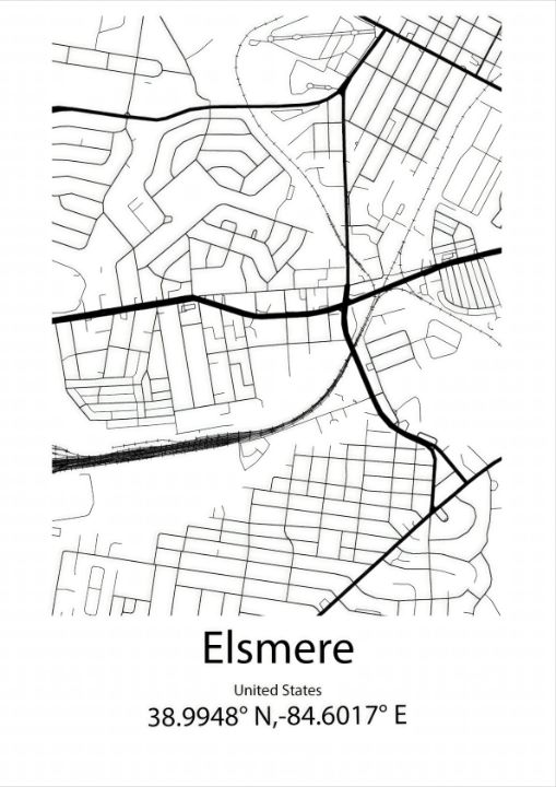 Elsmere, United States Map - Kaigozen - Drawings & Illustration, Places ...