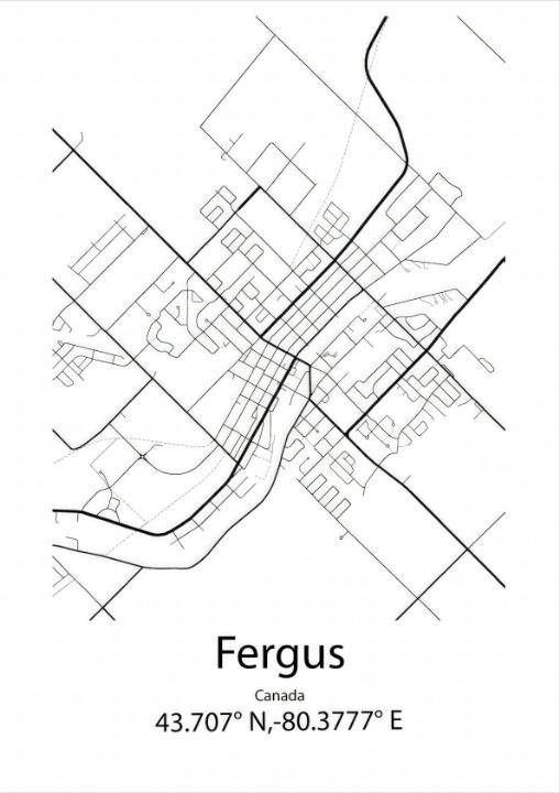 Fergus Falls, United States Map - Kaigozen - Drawings & Illustration ...