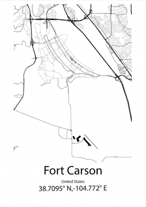 Fort Carson, United States Map - Kaigozen - Drawings & Illustration ...