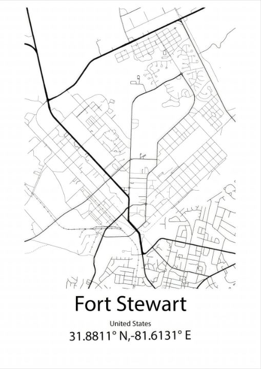 Fort Stewart, United States Map - Kaigozen - Drawings & Illustration ...