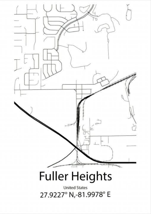 Fuller Heights, United States Map - Kaigozen - Drawings & Illustration ...